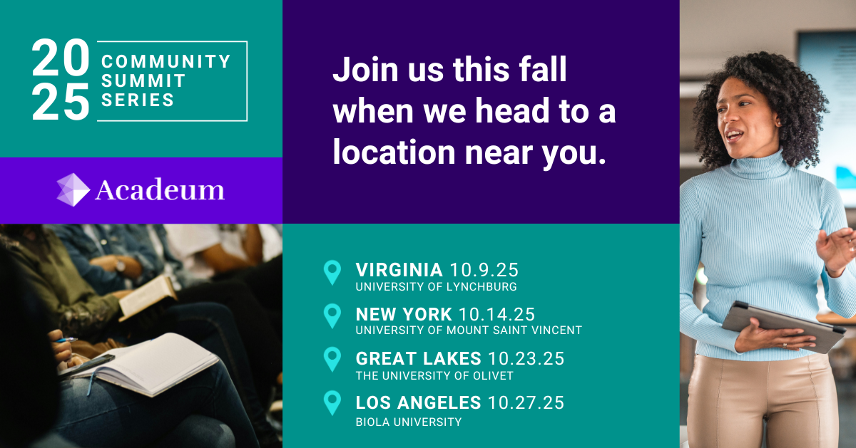 2025 Fall Acadeum Community Summits